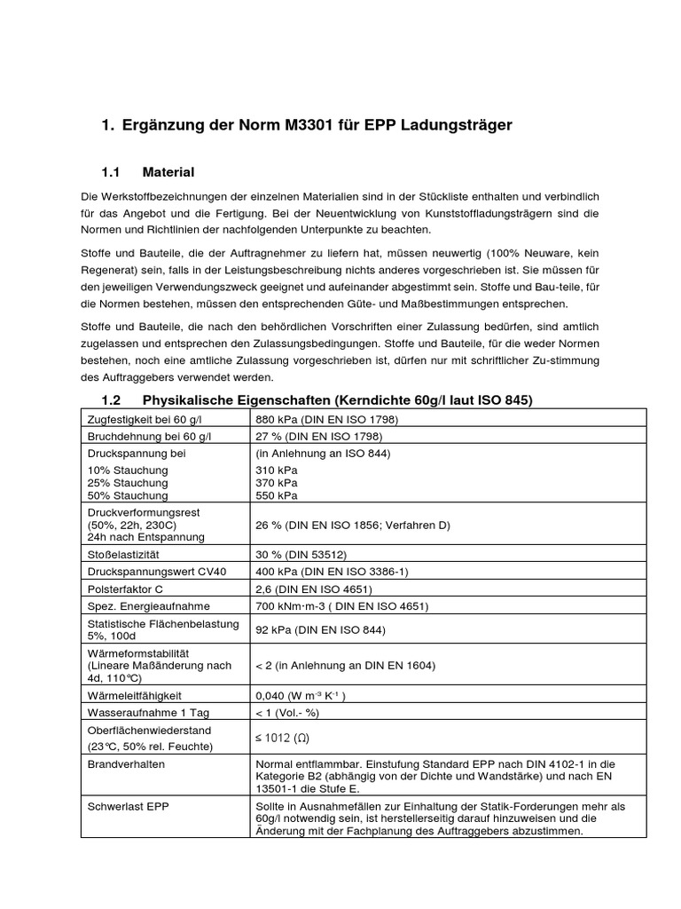 Anlage 3 m3301 EPP | PDF