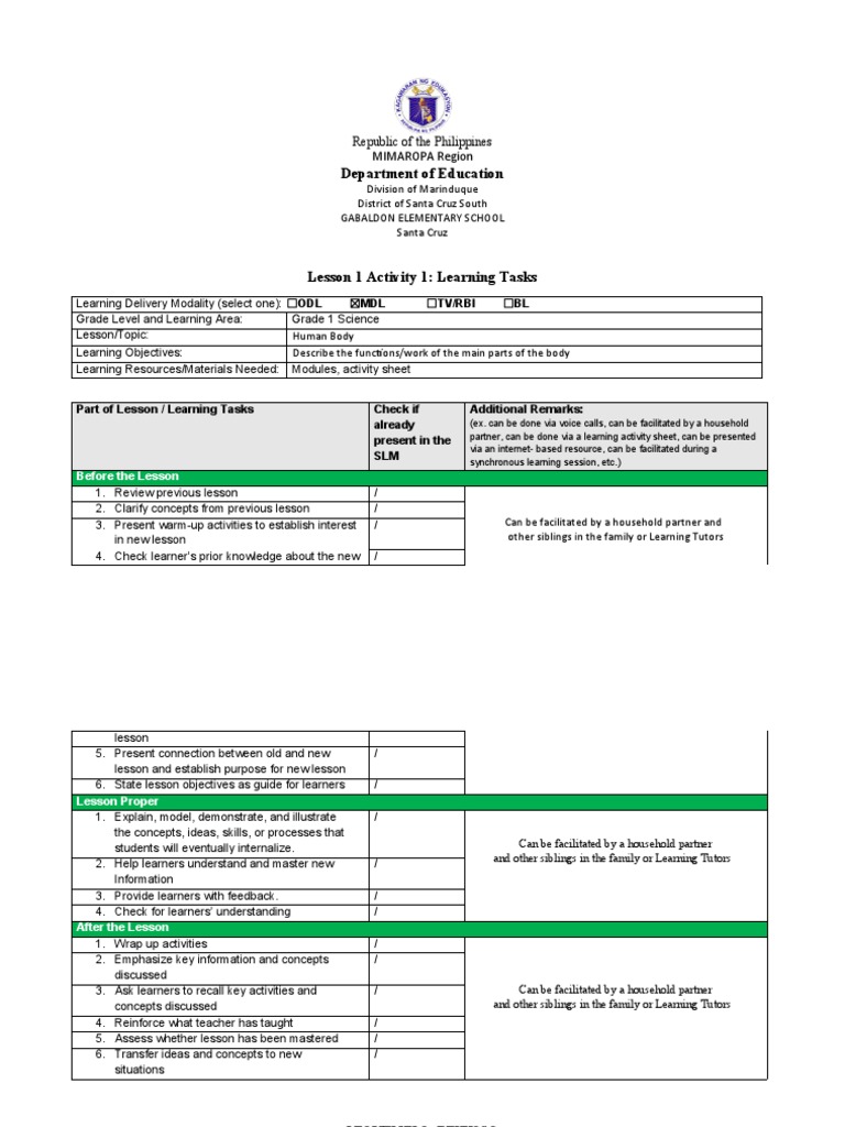 Learning-Tasks | PDF | Learning | Cognition