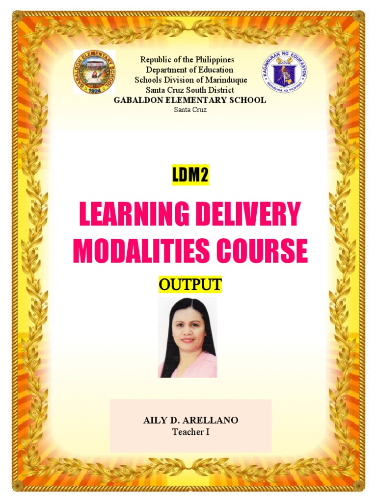 LDM2 Output Aily Arellano | PDF | Learning | Curriculum