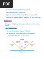 Reflection and Refraction Basics | PDF | Mirror | Light