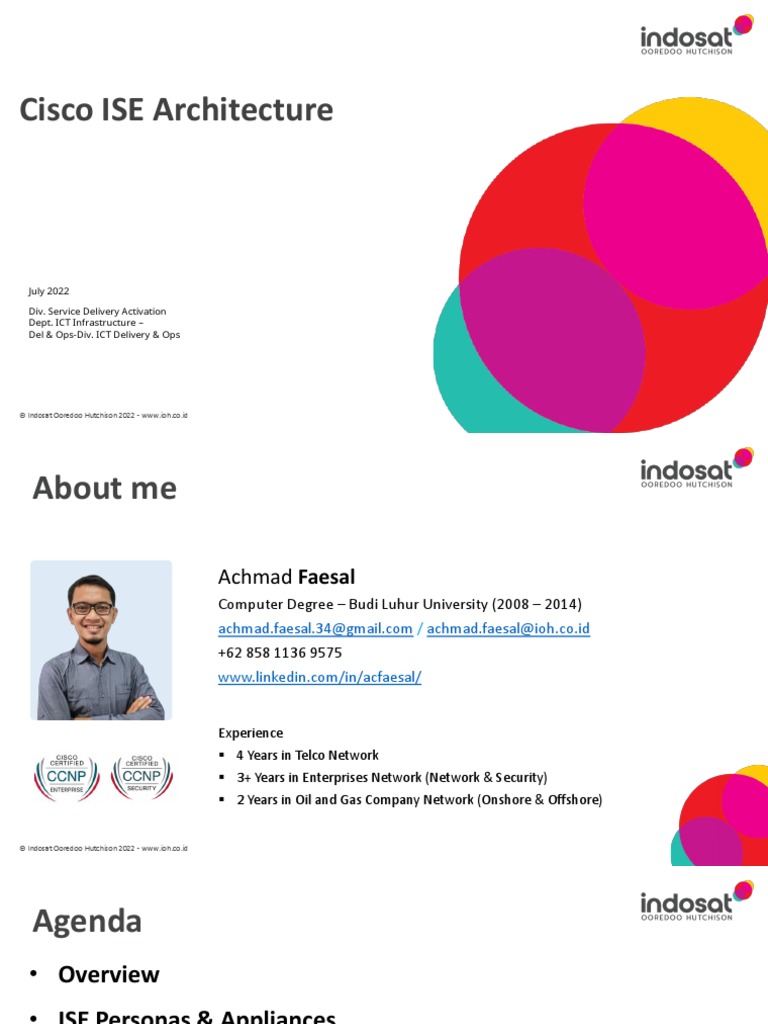 Cisco ISE Architecture | PDF | Computer Network | Network Architecture