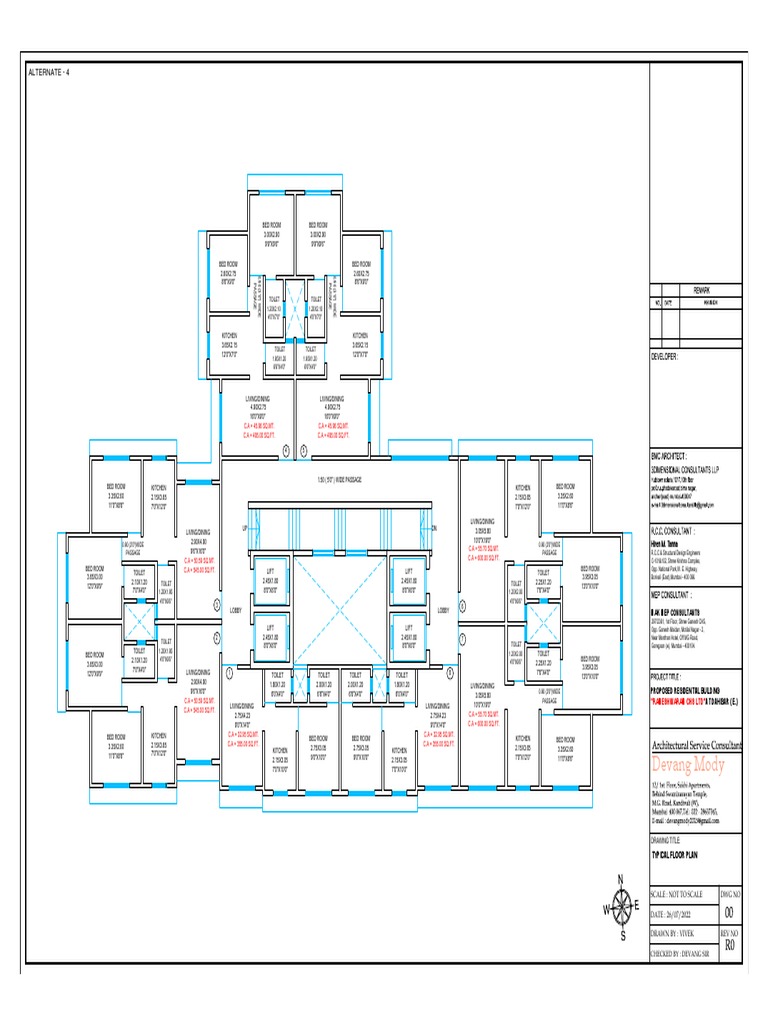 Proposed Residential Building Plan | PDF | Stockholm