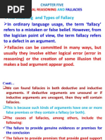 Chapter Two PPT Logic & C.thinking | PDF | Argument | Logical Consequence