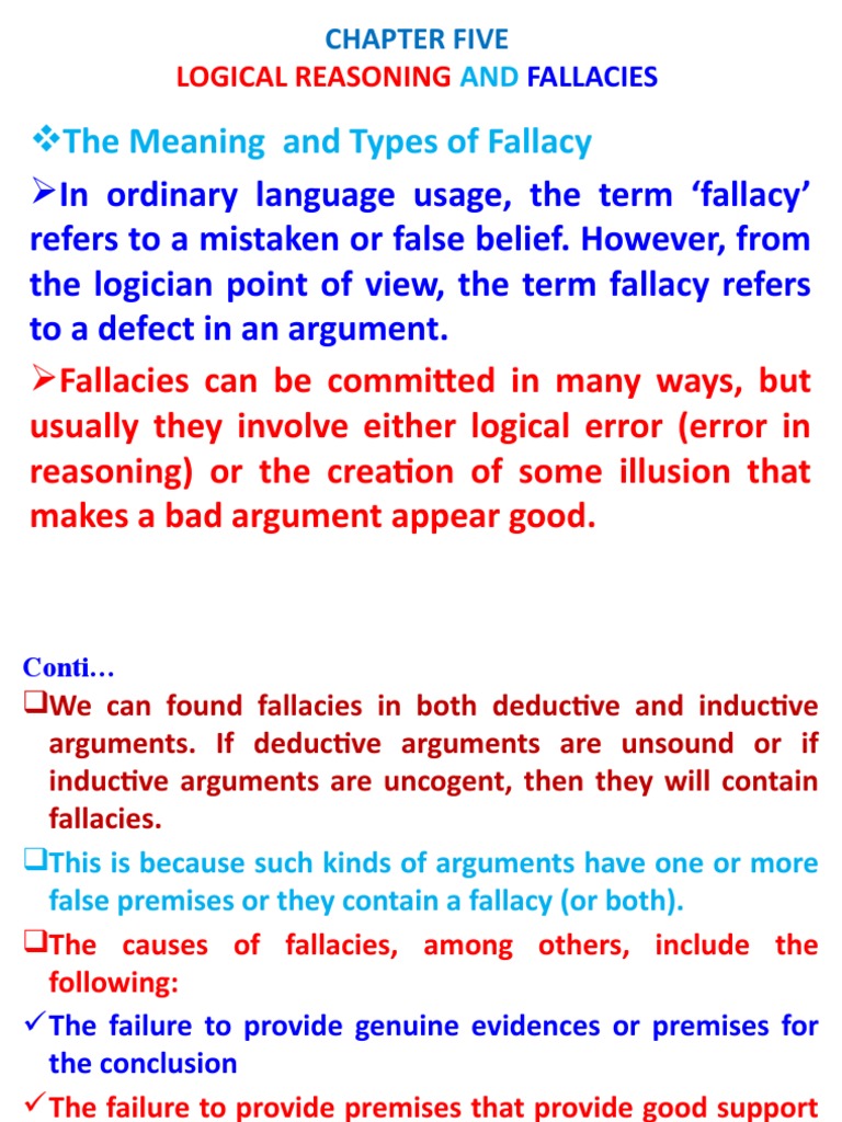 CHAPTER FIVE Logic & C.thinking | PDF