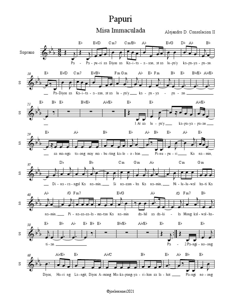 Papuri Immaculada JX | PDF