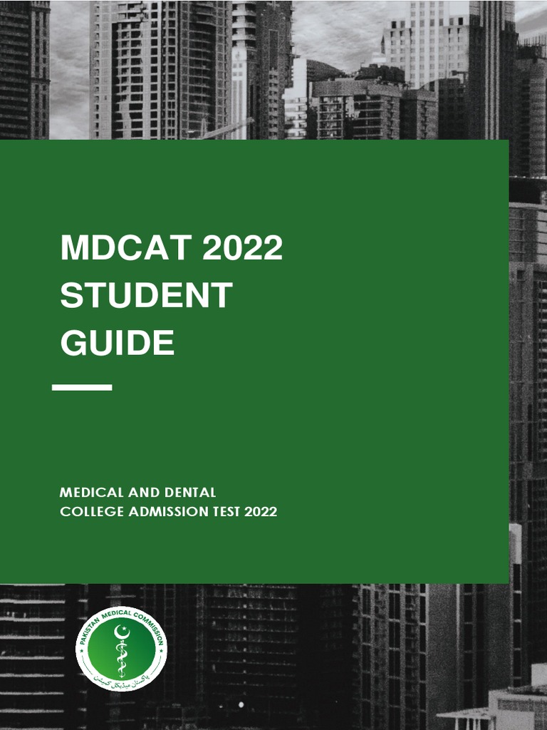 MDCAT 2022 Student Guide | PDF | Test (Assessment) | University And ...