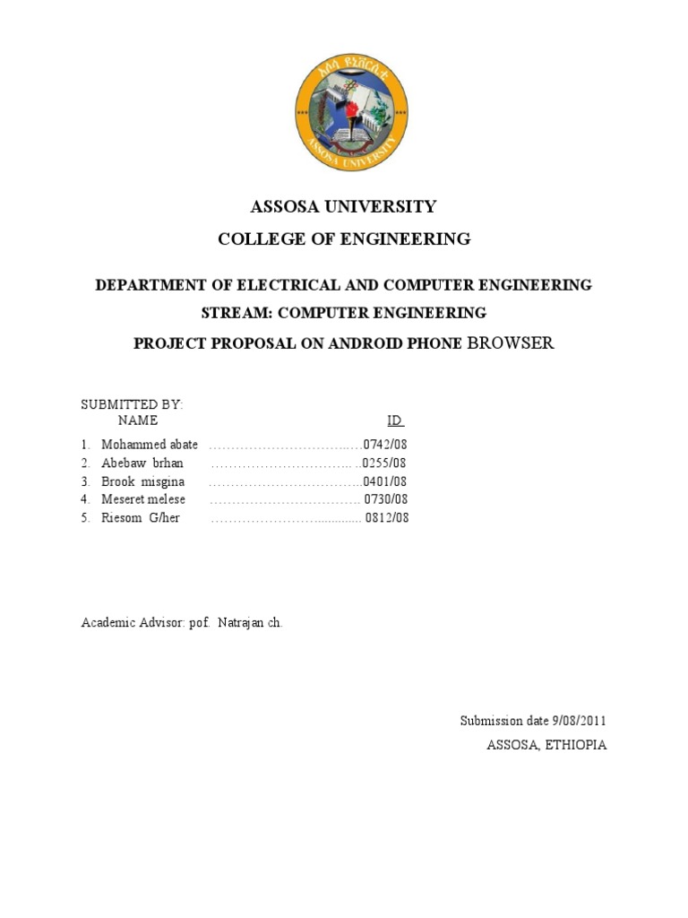 Assosa University College of Engineering | PDF | World Wide Web | Internet & Web