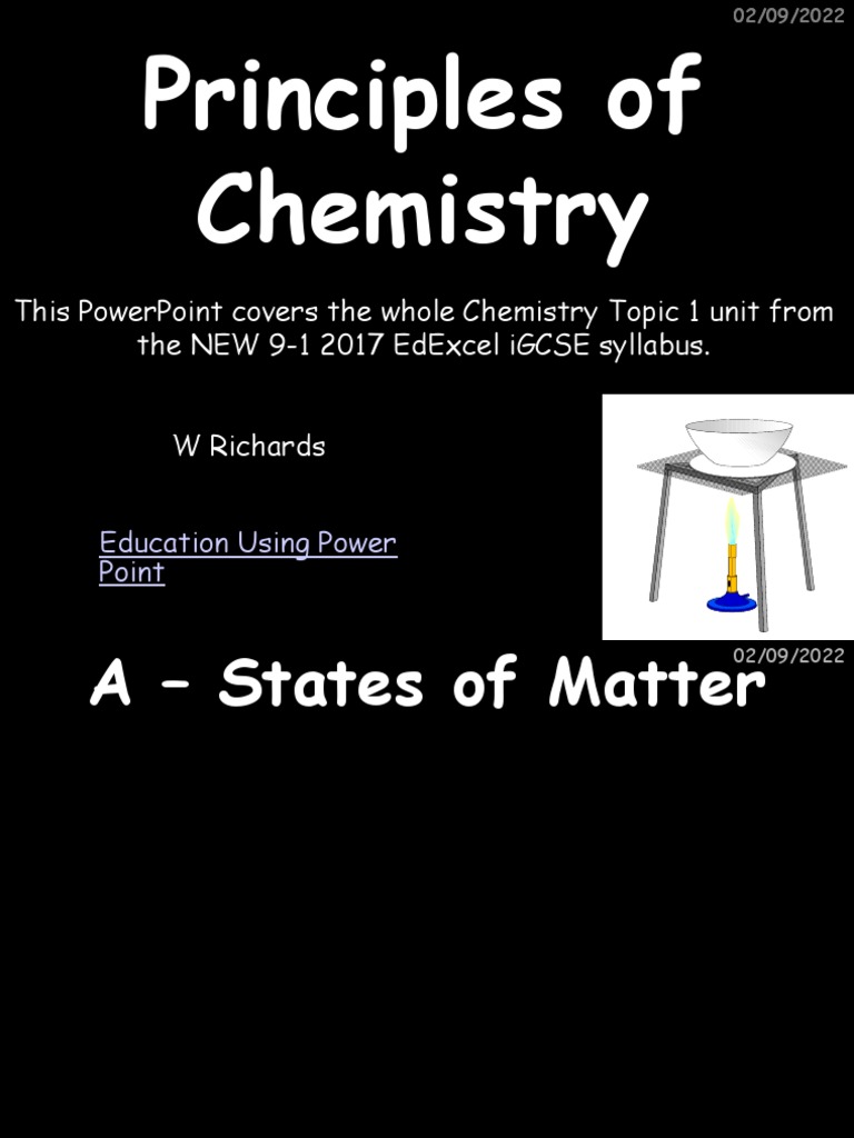 IGCSE EdExcel 9 1 Chemistry Topic 1 Principles of Chemistry | PDF | Ion ...