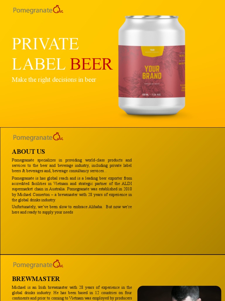 Presentation 2 | PDF | Beer | Brewery