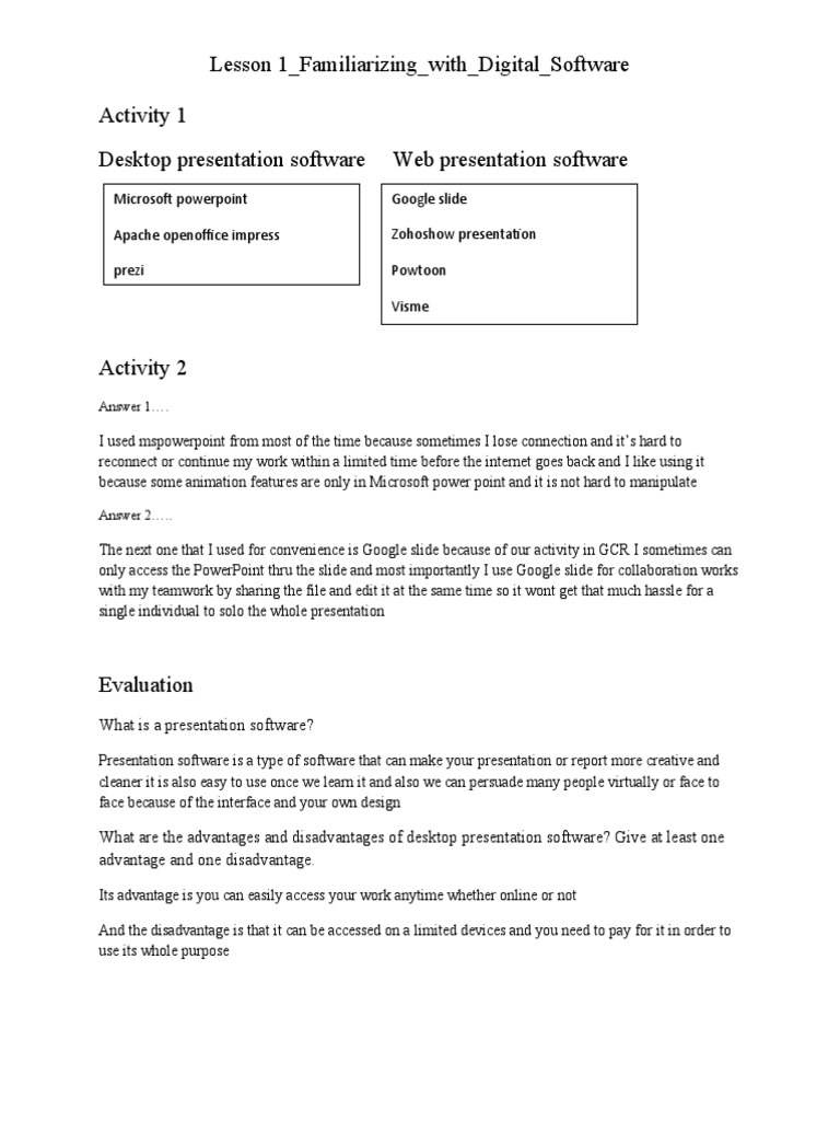 Comparing Desktop and Cloud-Based Presentation Software | PDF | Cloud ...