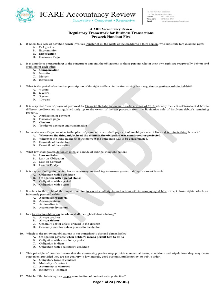 iCARE RFBT Handouts and Rules | PDF | Mortgage Law | Foreclosure