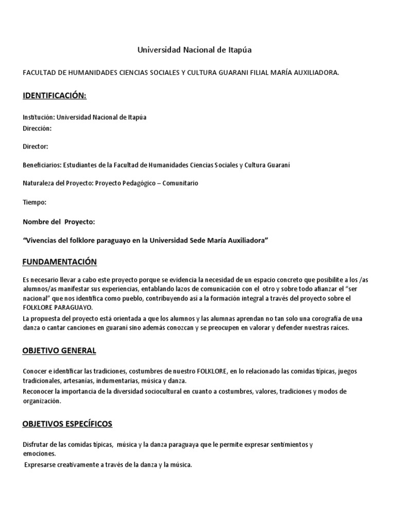 Proyecto Día Del Folklore | PDF | Folklore | Bailes