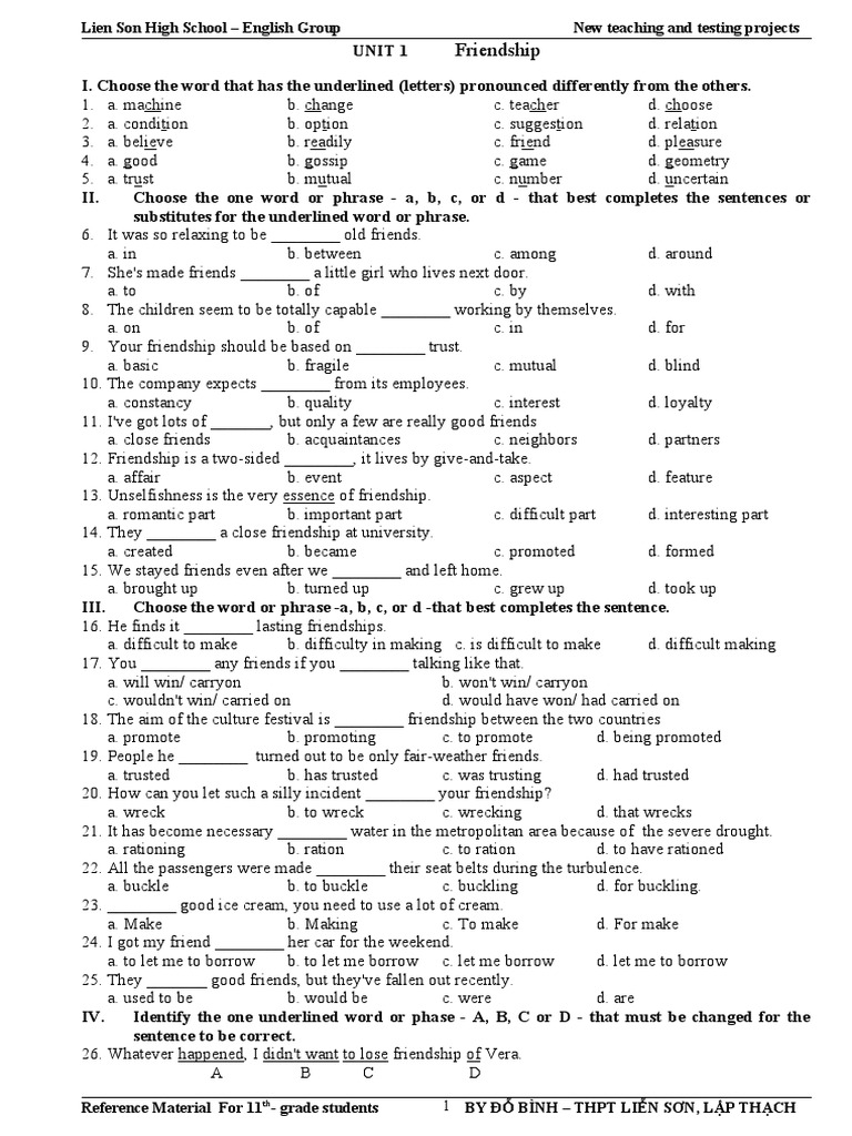English 11 Mcqs 16 Unit 6 Test Yourself | PDF | Recall (Memory) | Memory