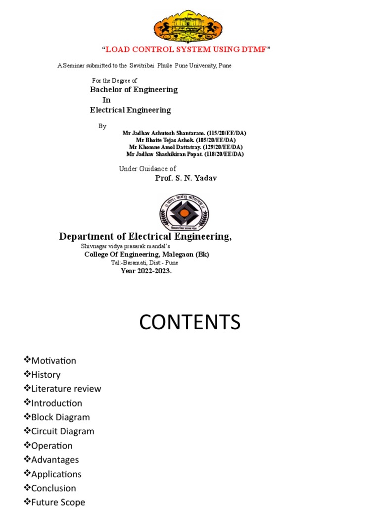Load Control System Using DTMF | PDF | Incandescent Light Bulb | Components