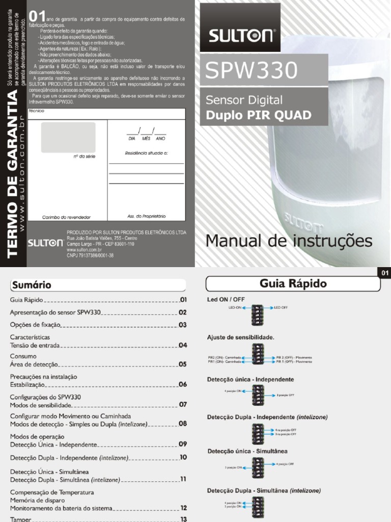 Manual SPW 330 | PDF