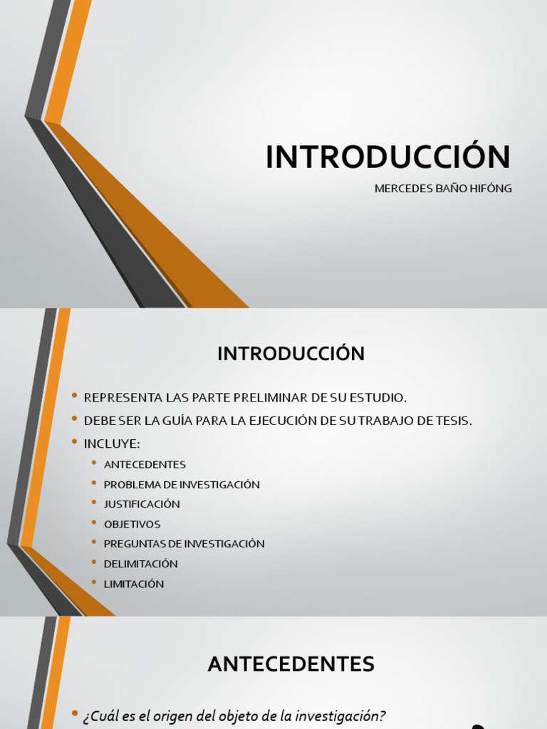 Introducción de La Tesis | PDF | Interacciones de disciplina académica ...