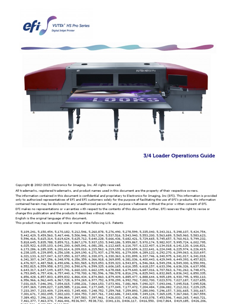 OMM-00107 HS100 Gen1 Sheet Feeder Operations Guide A | PDF | Printer ...