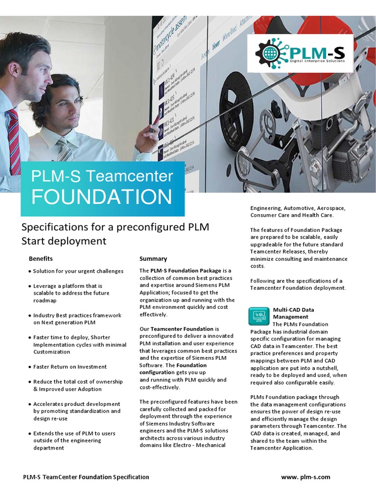 PLM S Foundation Specification 02 2021 | PDF | Product Lifecycle ...
