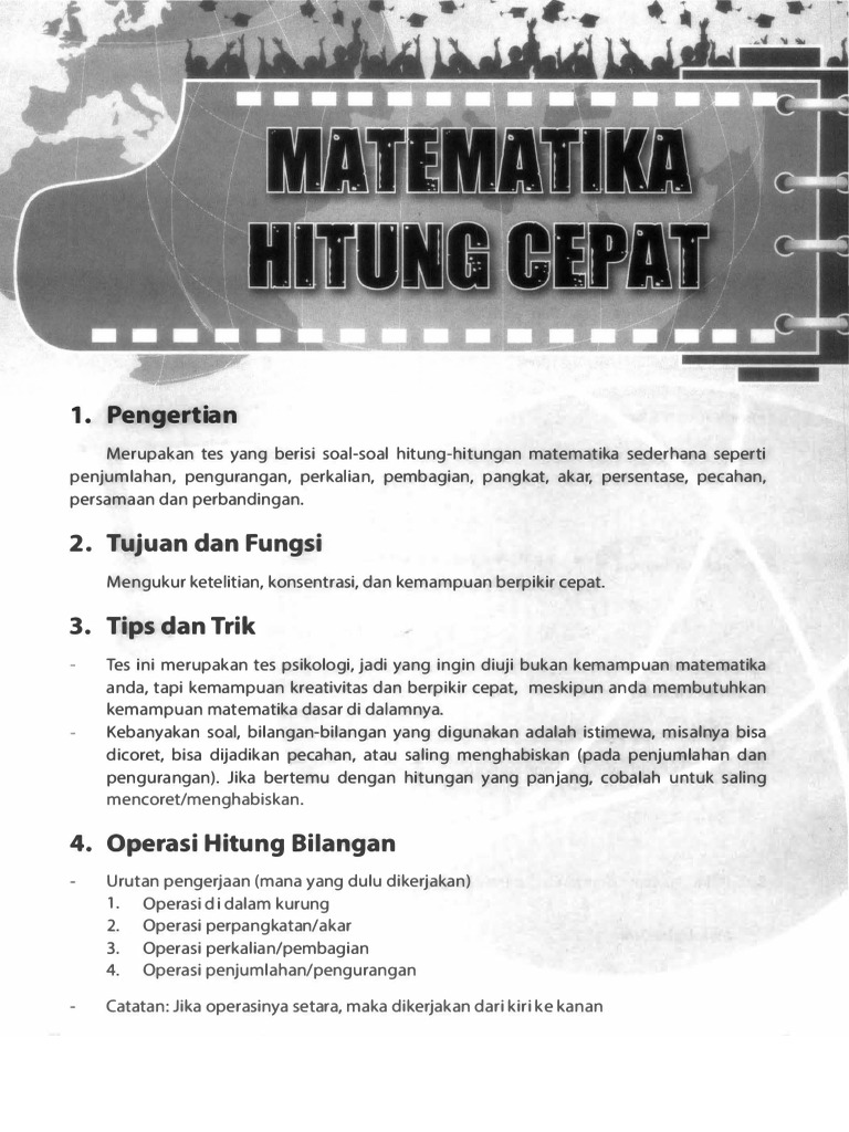 2c. MTK Hitung Cepat | PDF
