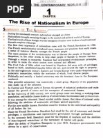 Mind Map Rise of Nationalism in Europe | PDF | Nationalism | Europe