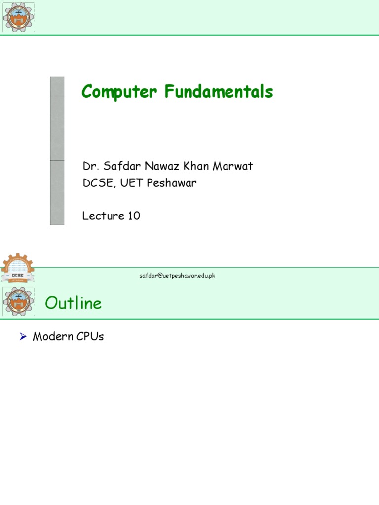 Computer Fundamental | Download Free PDF | Microprocessor | Central ...