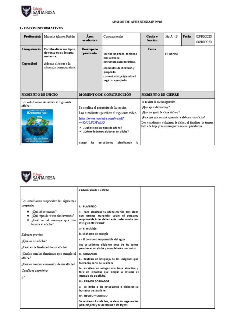 Afiche | PDF | Modificación de comportamiento | Aprendizaje