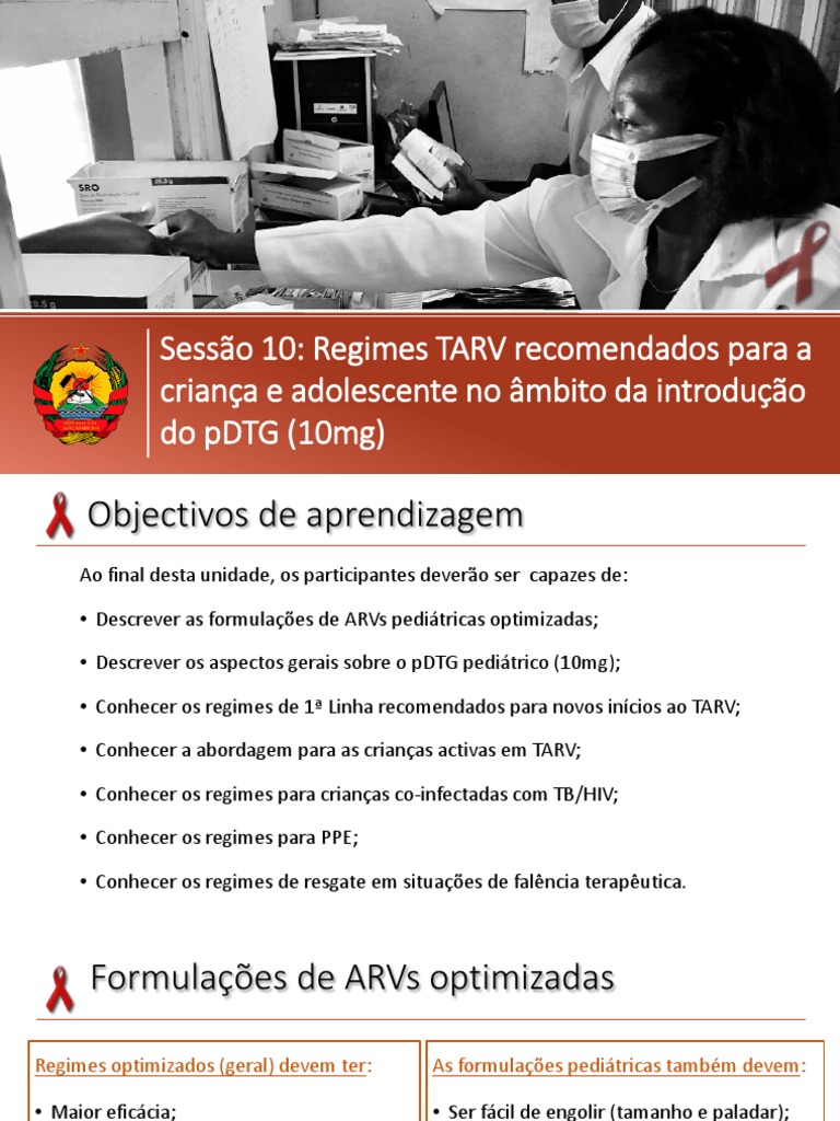 Sessão 10 - Normas de TARV | Download grátis PDF | Gestão do HIV/Aids ...