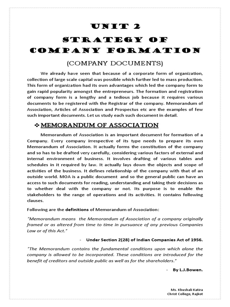 Company Law Unit 2 | PDF | Securities (Finance) | Prospectus (Finance)