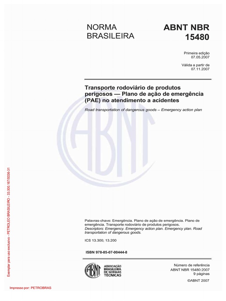 Norma NBR 15480 - PDF Download Gratuito | PDF