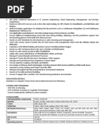 AWS Sample Resume 2 | PDF | Amazon Web Services | Distributed Computing ...
