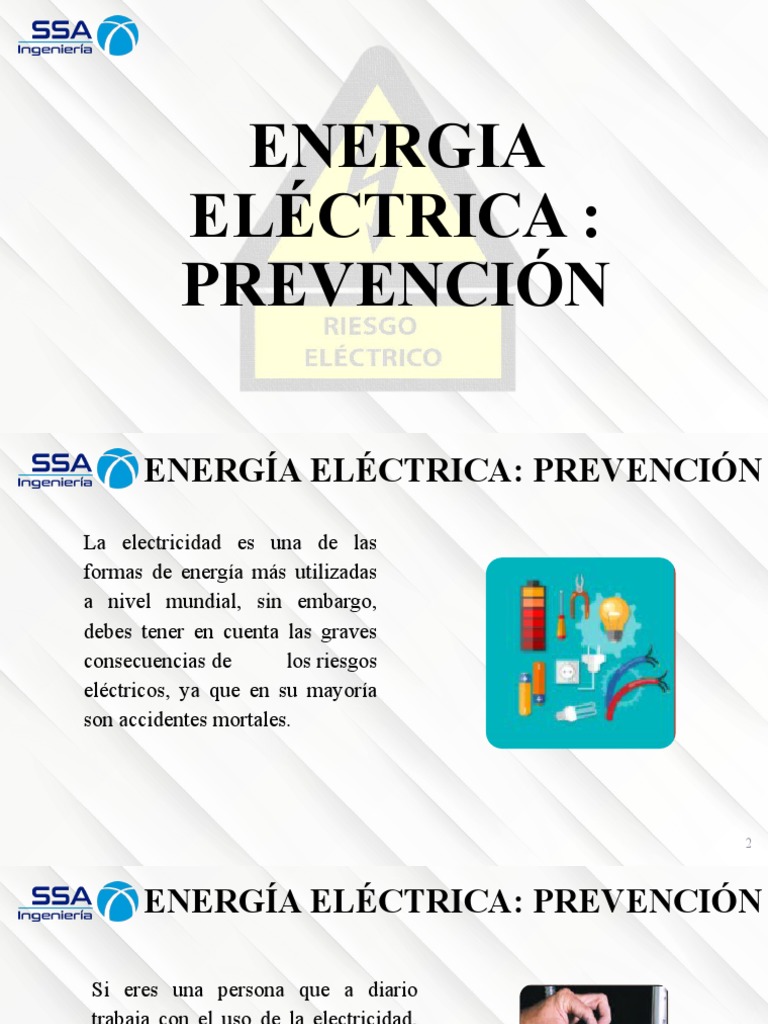 Laaa Energía Electrica Prevención | PDF | Electricidad | Ingenieria Eléctrica