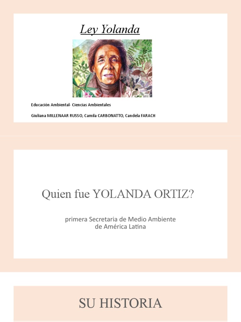 Ley Yolanda | PDF | Entorno natural | Economias