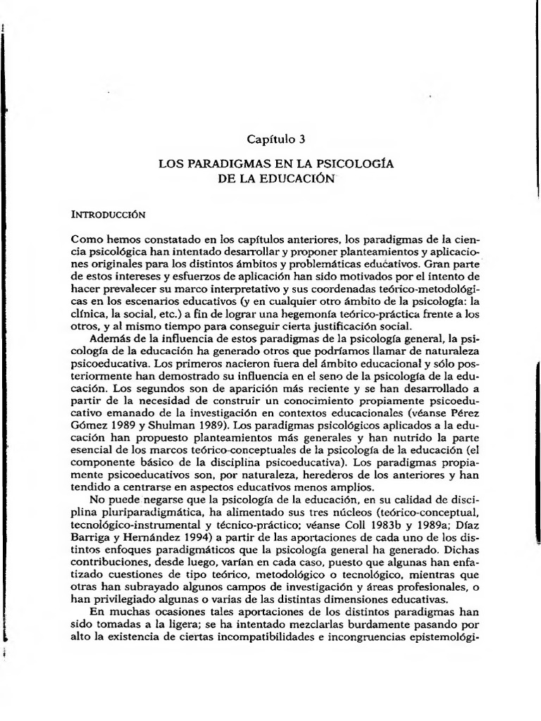 Hernandez Rojas Paradigmas en Psicologia-Cap-3 | PDF | Karl Popper | Paradigma