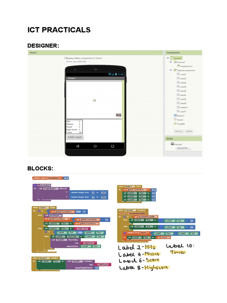 ICT PRACTICALS | PDF