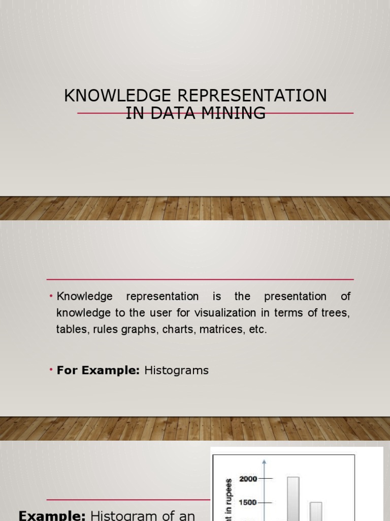 Knowledge Representation in Data Mining | PDF | Data | Histogram