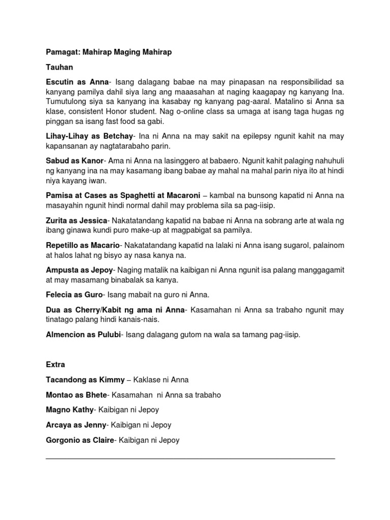 Final Script | PDF