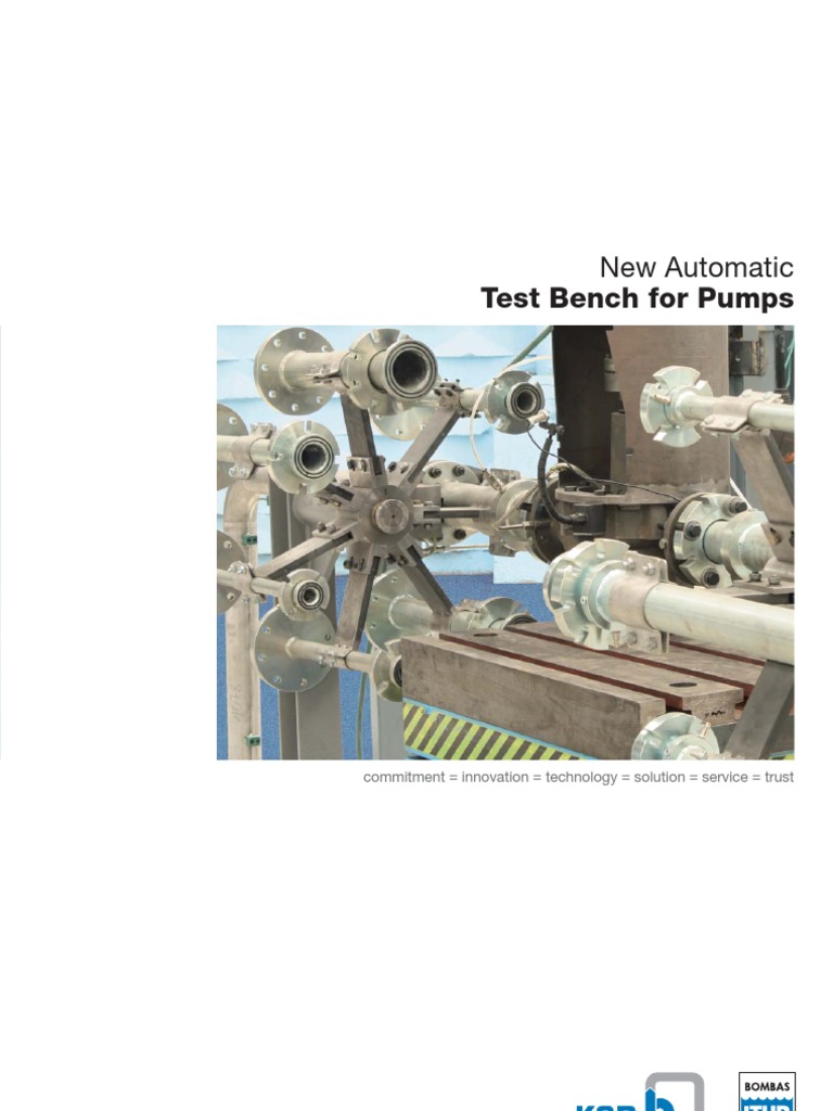 KSB ITUR New Automatic Test Bench | PDF | Pump | Mechanical Engineering