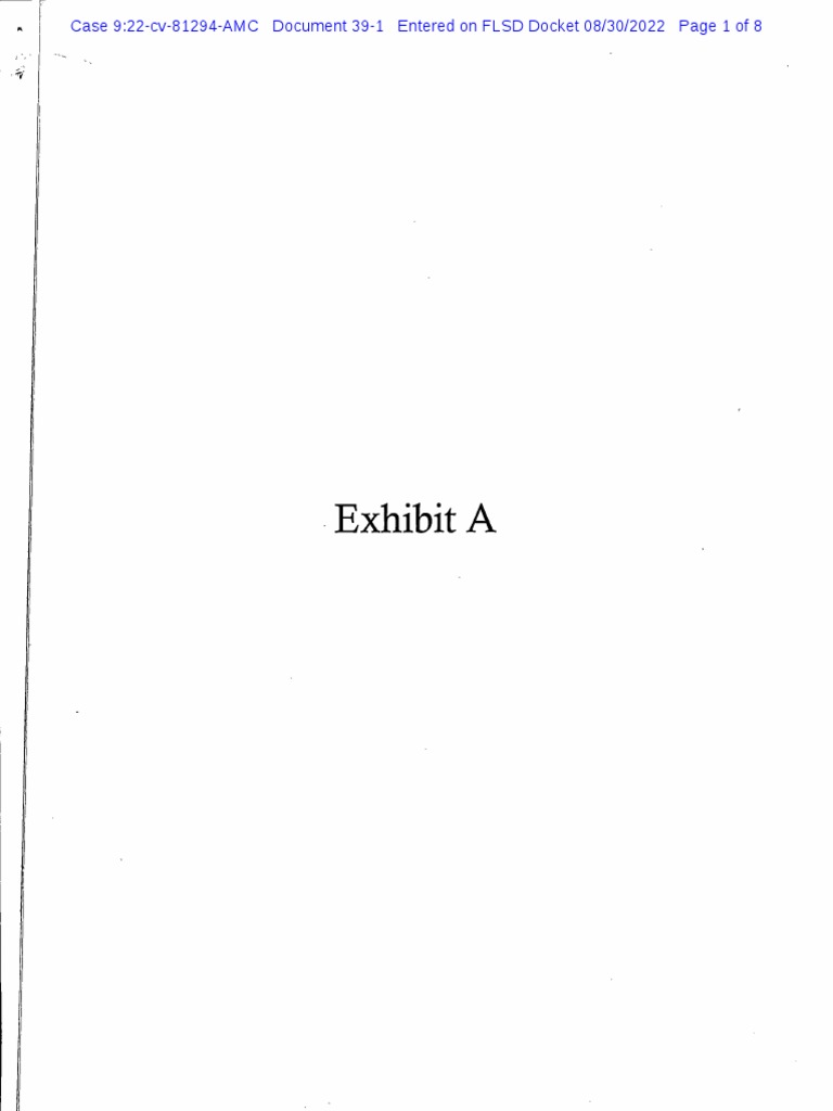Gov - Uscourts.flsd.618763.39.1 1 | PDF | Classified Information | Truth
