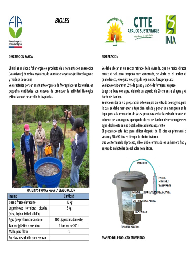 Guía Completa para Hacer Biol Orgánico | PDF | Agua | Plantas