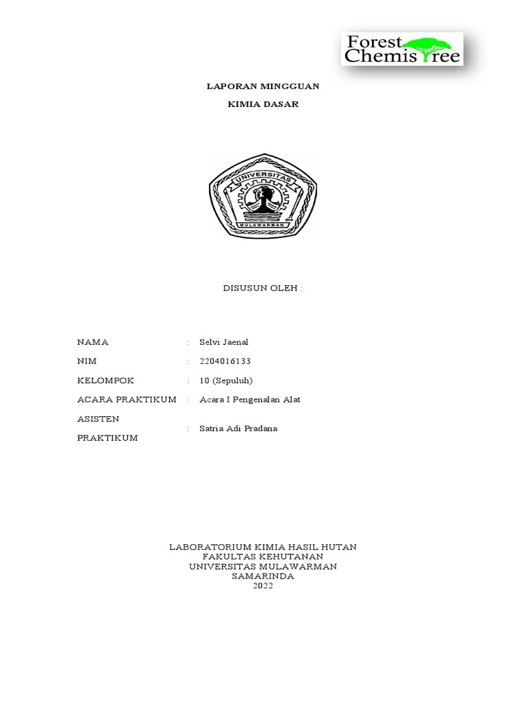 Laprak Mingguan ACARA 1 (Pengenalan Alat) | PDF