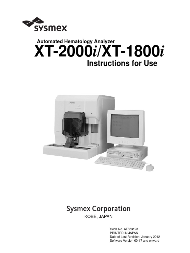 XT-2000i/XT-1800i: Instructions For Use | PDF | Electromagnetic ...