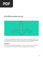 ECG EKG Examples and Quiz | PDF | Electrocardiography | Cardiac ...