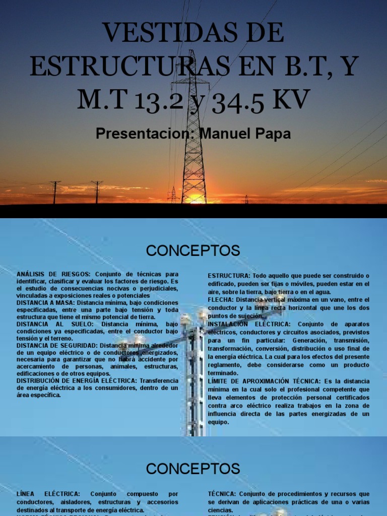 Vestida de Estructuras en MT y BT | PDF | Ingenieria Eléctrica | Aislador (Electricidad)