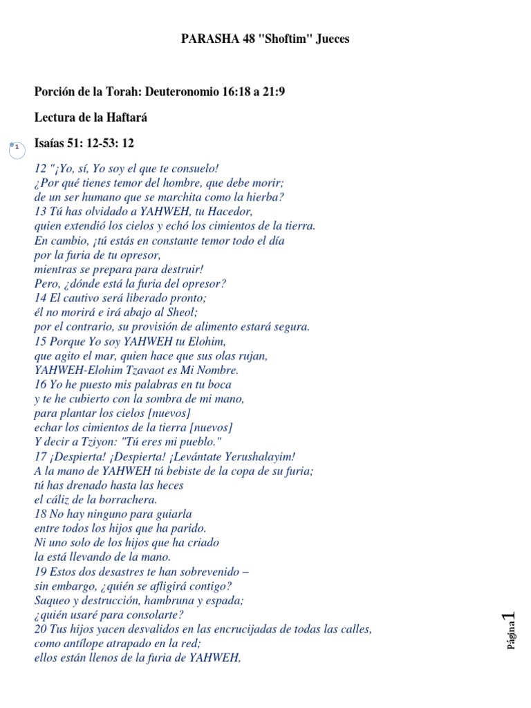 Justicia y Liderazgo en Shoftim | PDF | Moisés | Jesús