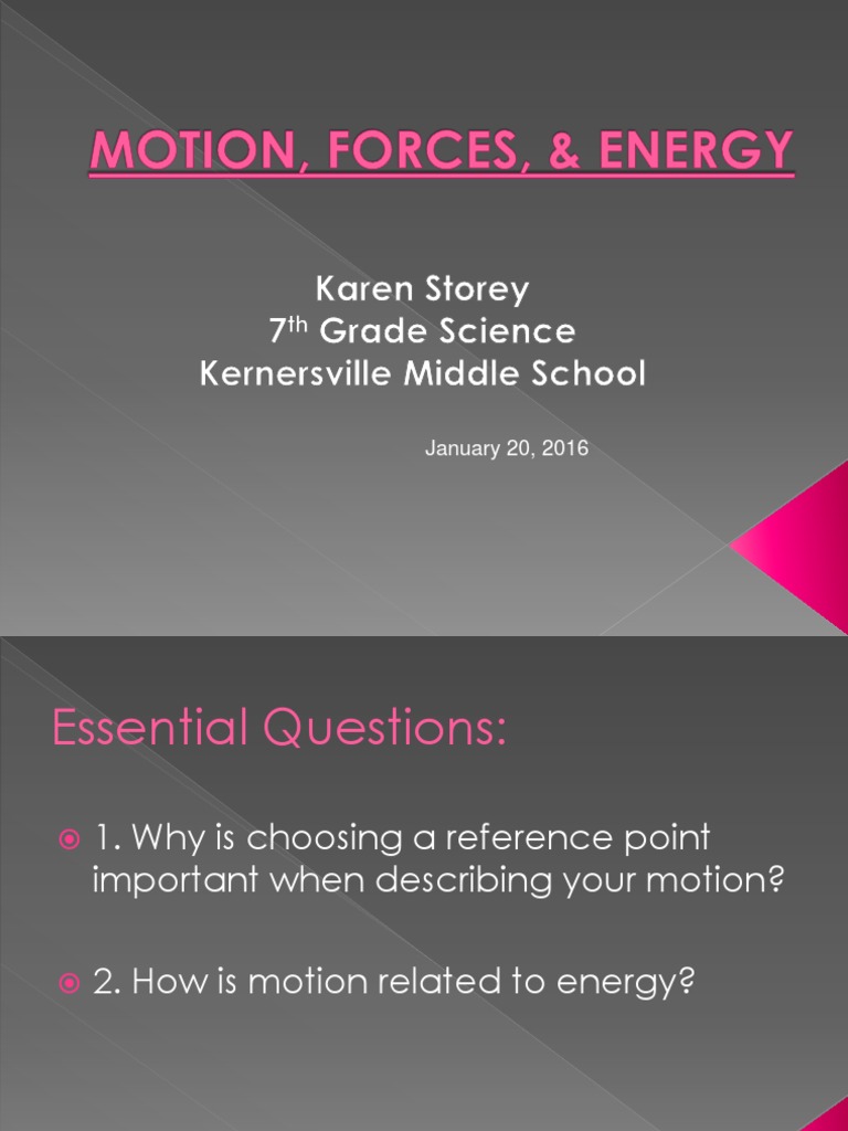 Motion, Forces, and Energy Explained | PDF | Force | Buoyancy