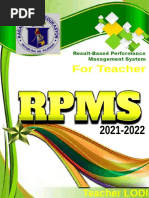 RPMS With Movs and Annotations | PDF | Teaching Method | Learning