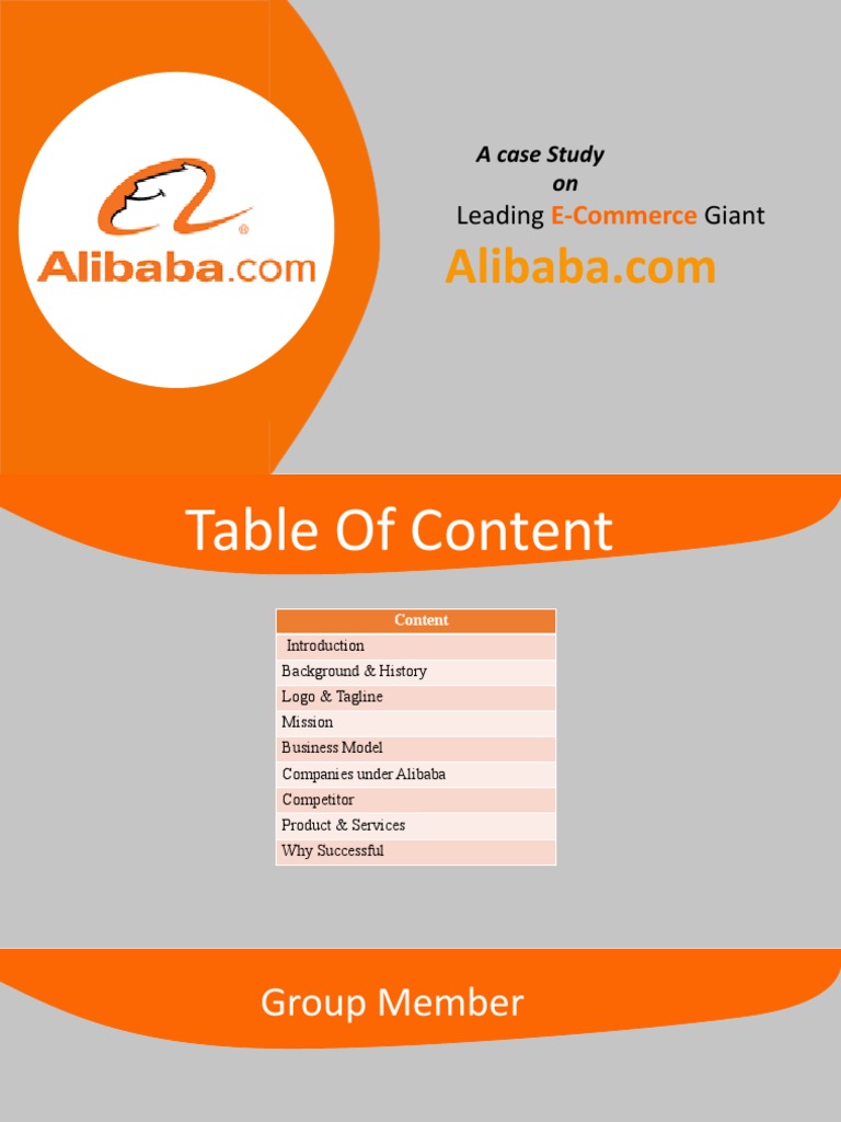 Alibaba | PDF | Alibaba Group | Business