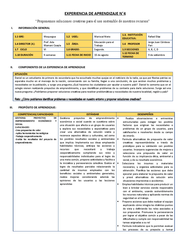 EDA 5 - 2do | PDF | Aprendizaje | Cognición