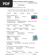 IKLC Answer Sheet | PDF