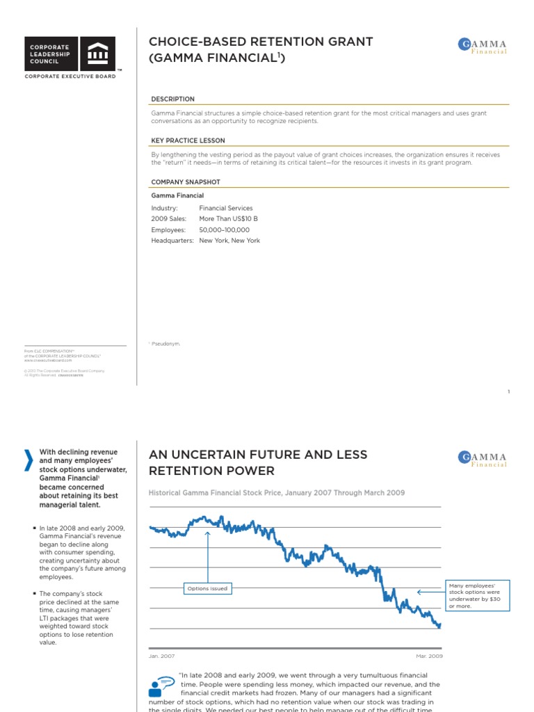 02 CR - Choice - Based - Retention - Grant - Gamma - Financial ...